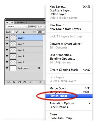 Photoshop Layers & Flattening | CatPrint Online Printing